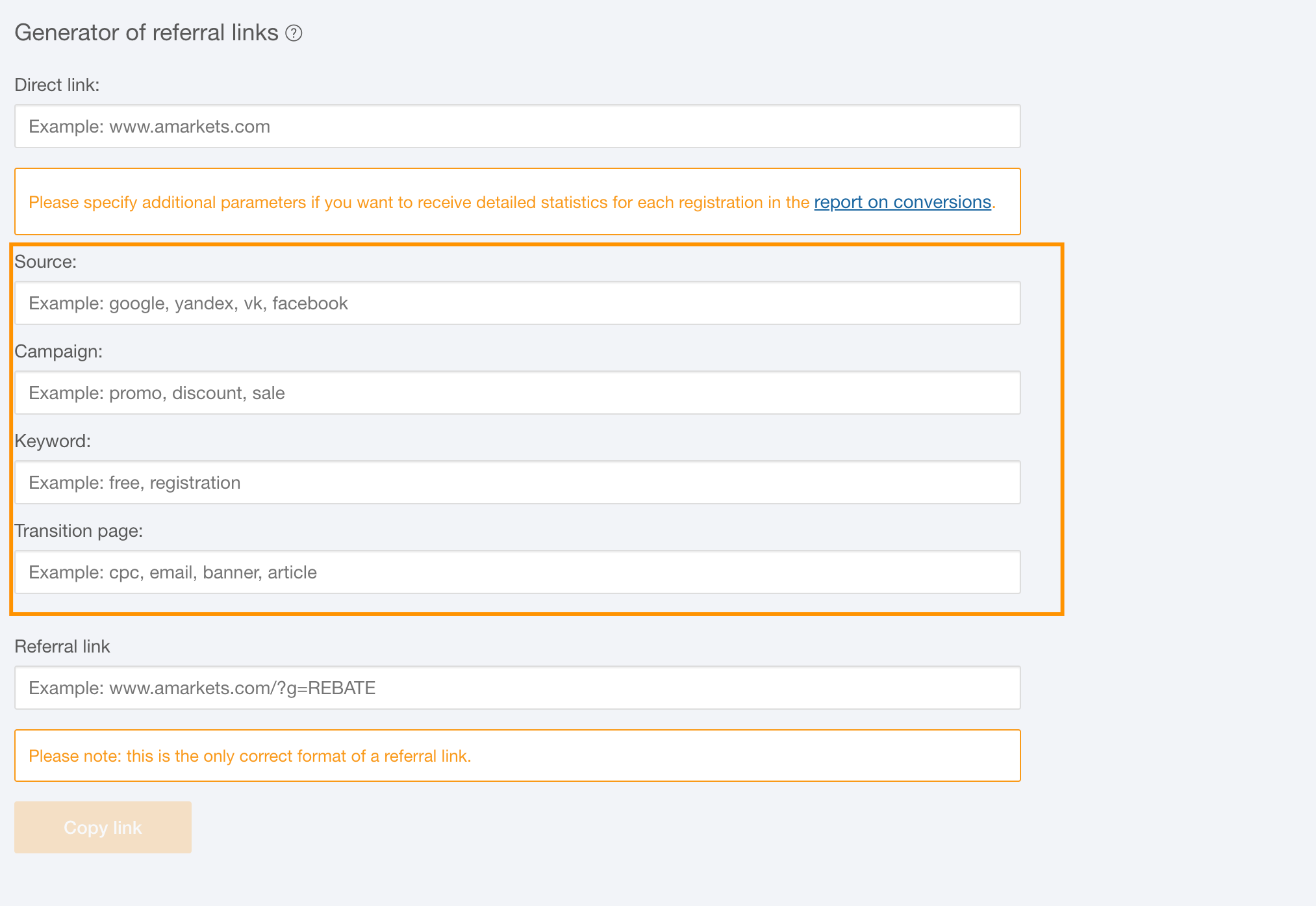 Referral Link Generator: New tool to work with UTM